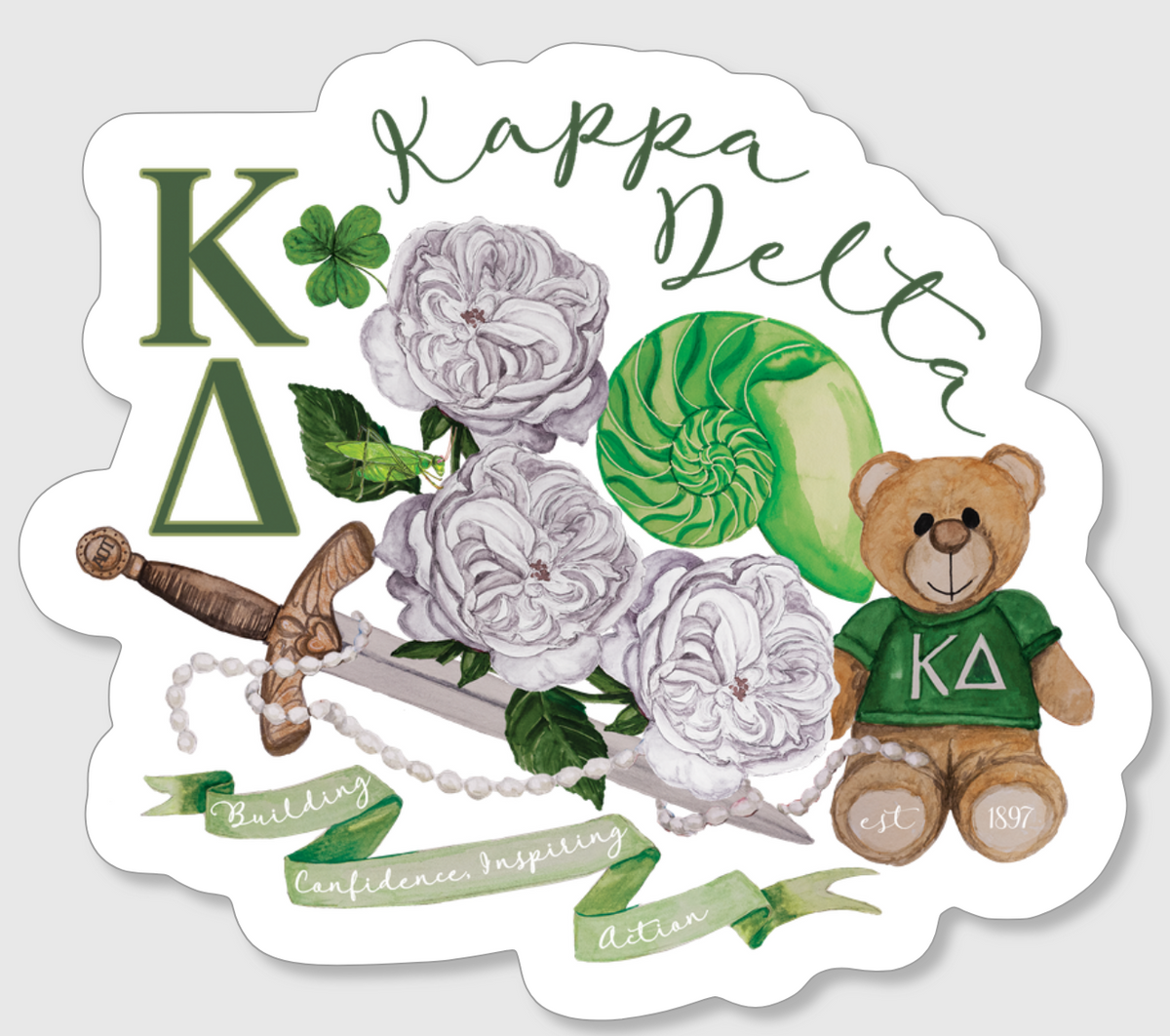 Kappa Delta Sticker – Moss & Marsh