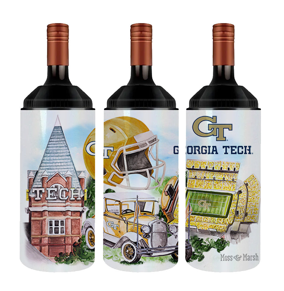Georgia Tech Wine Bottle Chiller – Moss & Marsh