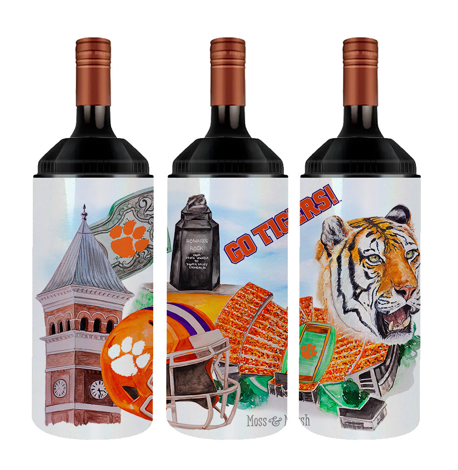Clemson University Wine Bottle Chiller – Moss & Marsh