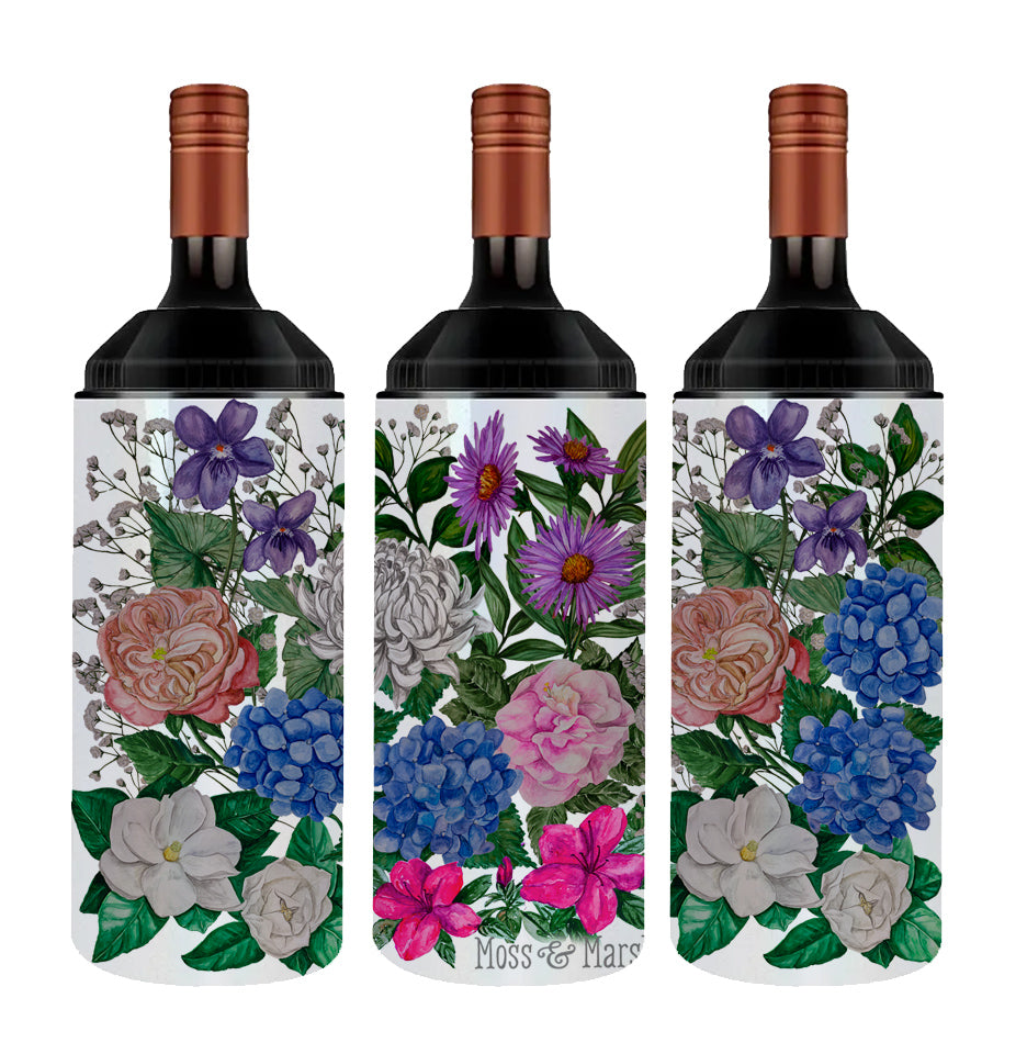 Southern Floral Wine Bottle Chiller – Moss & Marsh