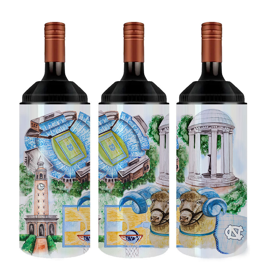 The University of North Carolina Wine Bottle Chiller – Moss & Marsh